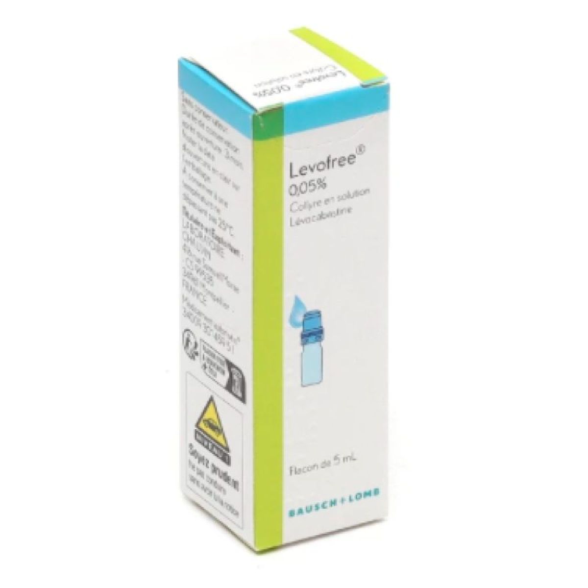 Levofree 0,05% Collyr S Fl/5Ml - Pharmacie de Sauternes