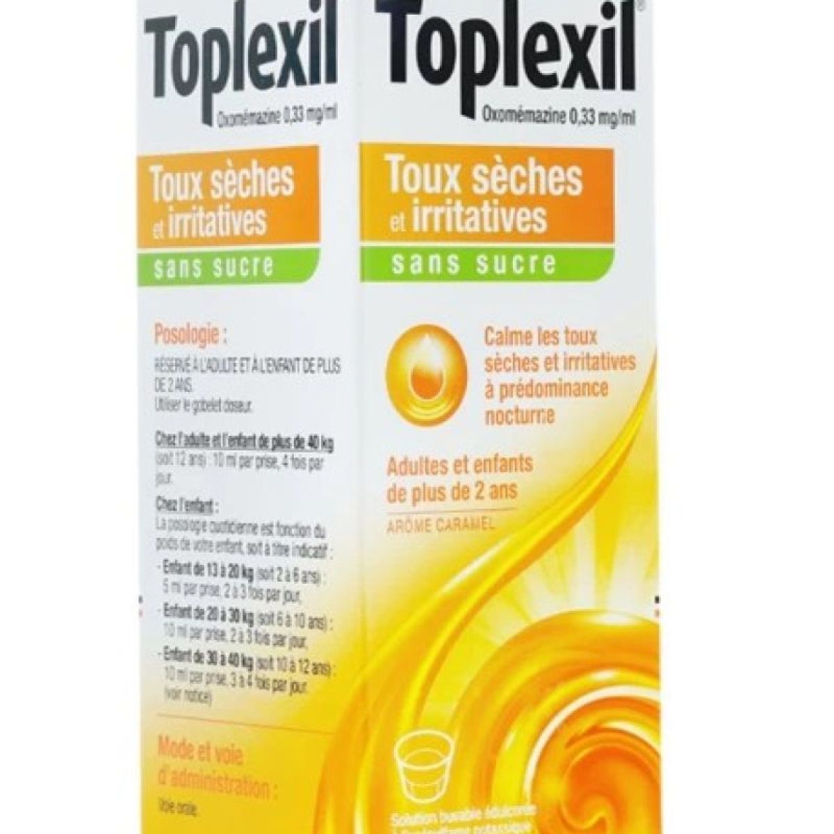 Toplexil 0,33Mg/Ml Sirop sans sucre 150Ml - Pharmacie de Sauternes