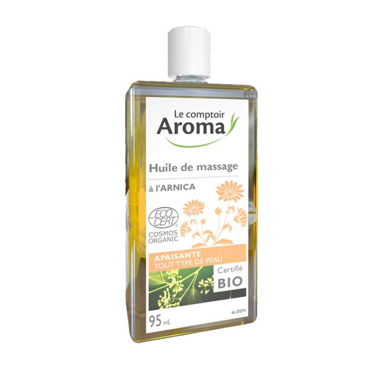Le Comptoir Aroma Huile de Massage à Arnica Bio (95 ml) - Pharmacie de Sauternes