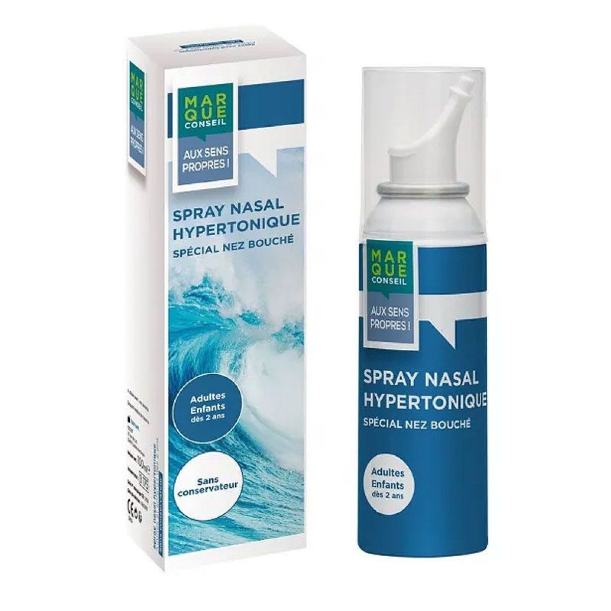 Spray Nasal Hypertonique spécial nez bouché adultes & enfants (100 ml ...