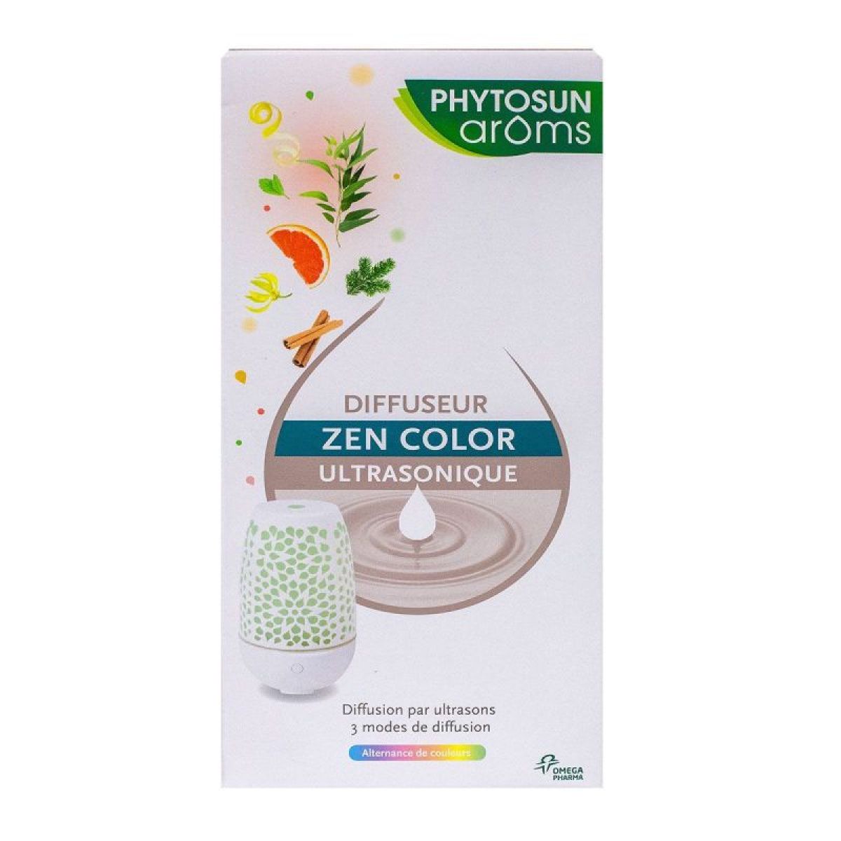 Phytosun Arôms Diffuseur Ultrasonique Zen Color - Pharmacie de Sauternes