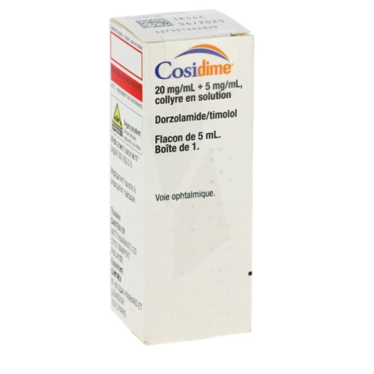 Cosidime 20Mg/Ml+5Mg/Ml Collyr S Fl/5Ml - Pharmacie de Sauternes