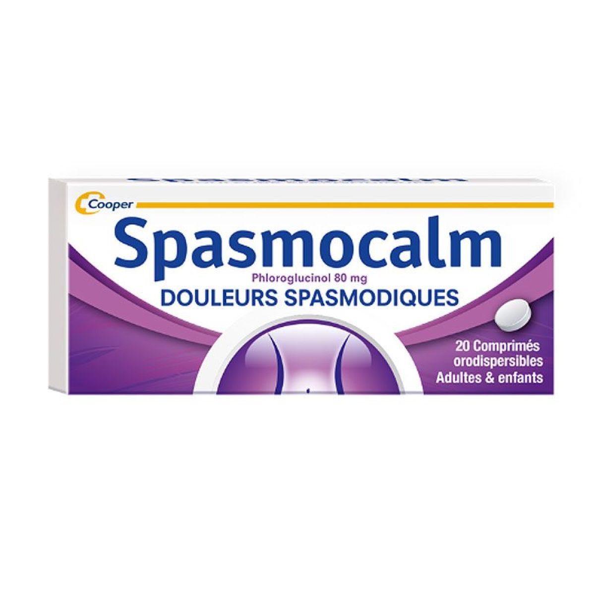 Spasmocalm 80 mg douleurs spasmodiques des intestins, voies biliaires ...