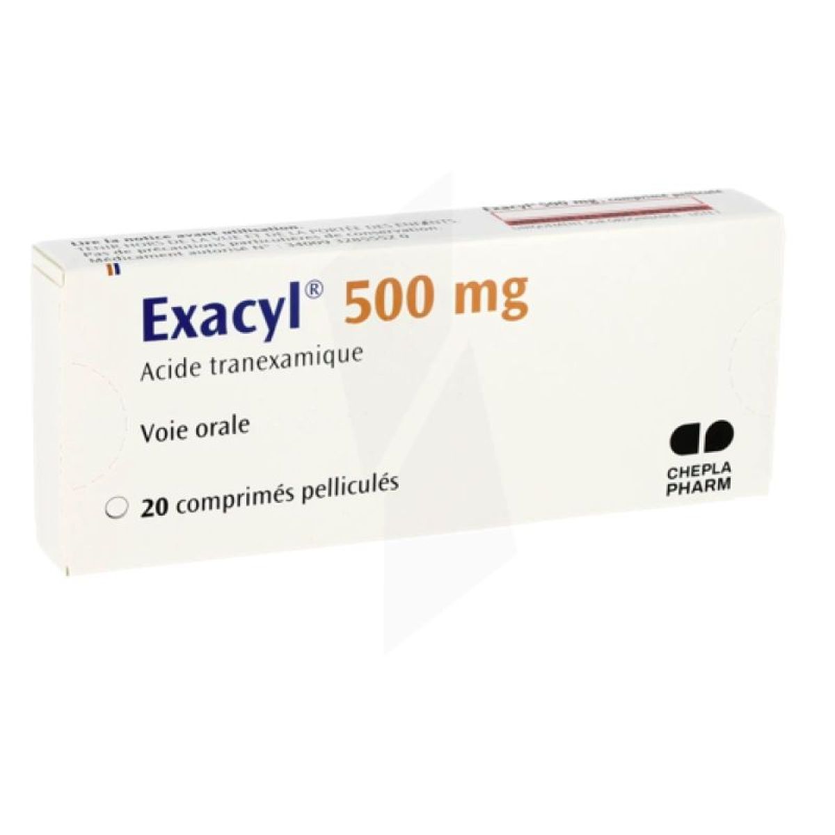 Exacyl 500Mg Cpr 20 - Pharmacie de Sauternes