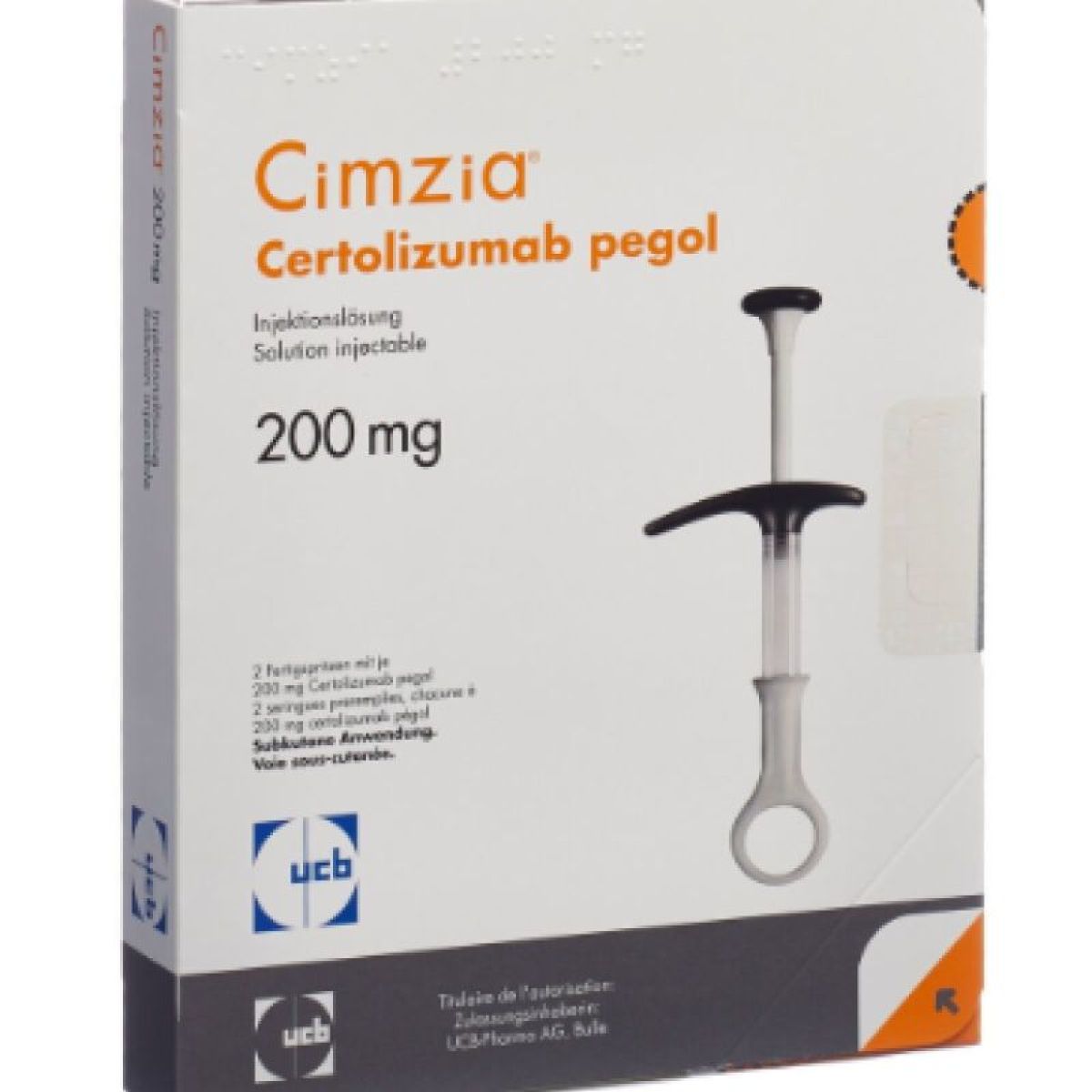 Cimzia 200Mg Sol Inj Ser Bt2 - Pharmacie de Sauternes