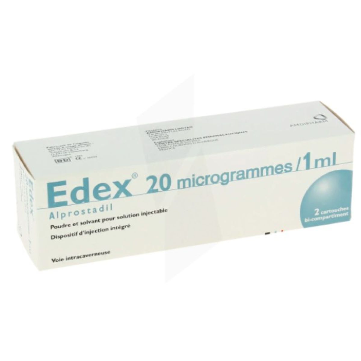 Edex 20Mcg 1Ml Sering 2 - Pharmacie de Sauternes