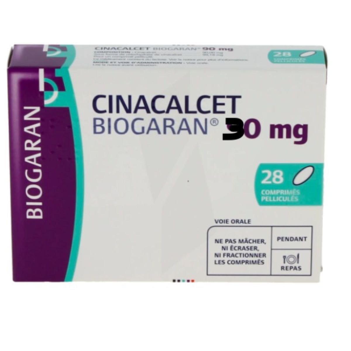 Cinacalcet 30 mg Biogaran Comprimé 28 - Pharmacie de Sauternes