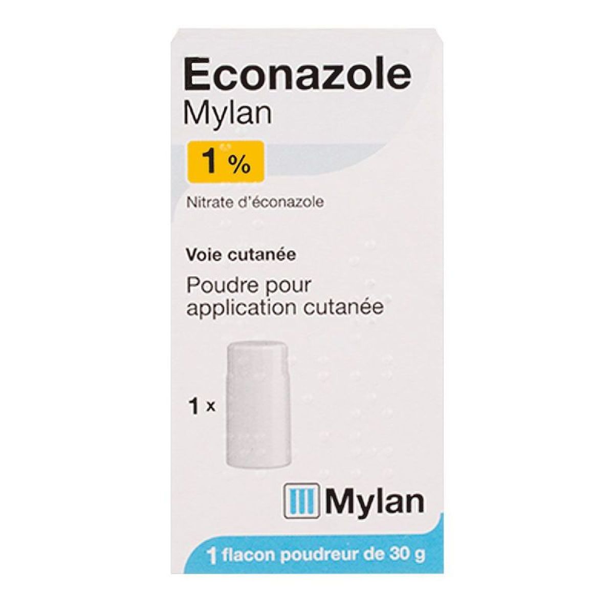 Econazole 1% Viatris Pdr Fl 30G - Pharmacie de Sauternes