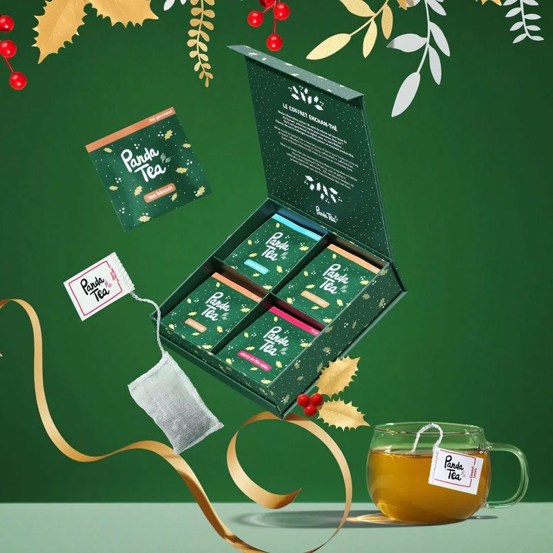 Panda Tea Coffret Tisanes et Thés Bio (20 sachets) - Pharmacie de Sauternes